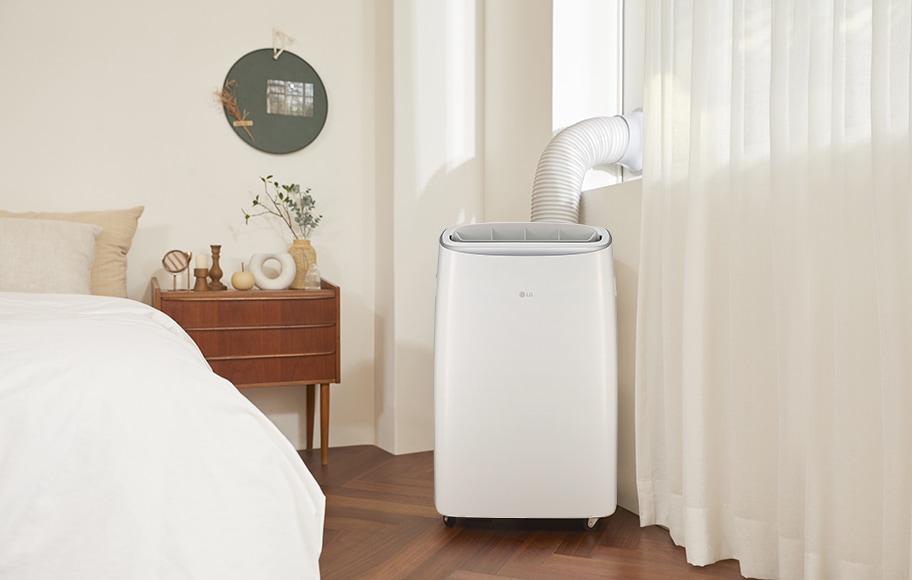LG 휘센 이동식에어컨 (일반창용) | PQ08DDWAS1 | LG전자