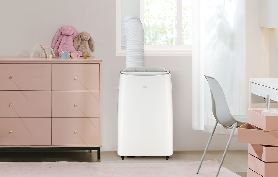 LG 휘센 이동식에어컨 (일반창용) | PQ08DDWAS1 | LG전자