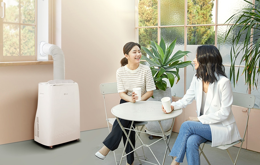 LG 휘센 이동식에어컨 | PQ08DCWAS | LG전자