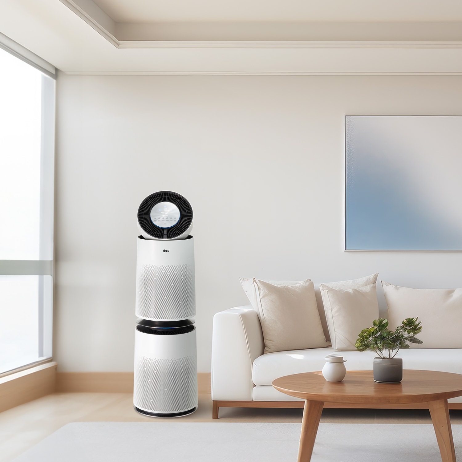 LG 퓨리케어 360˚ 공기청정기 플러스 (97.0㎡) (2등급) | AS283DWFL | 공기청정기 | LG전자