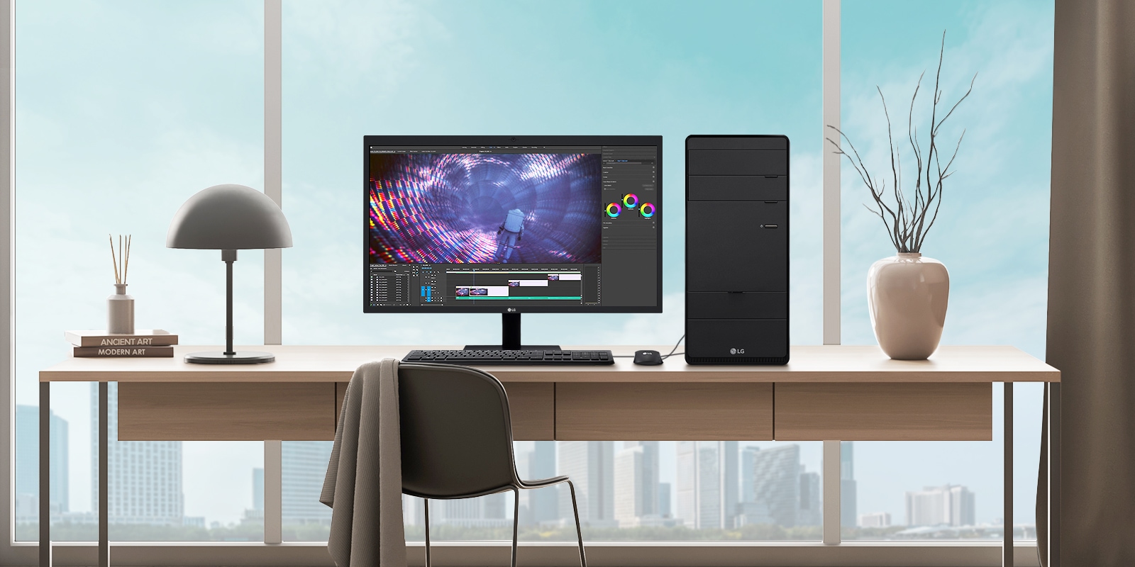LG 타워형 PC | B80KV.AP35BKE | LG전자