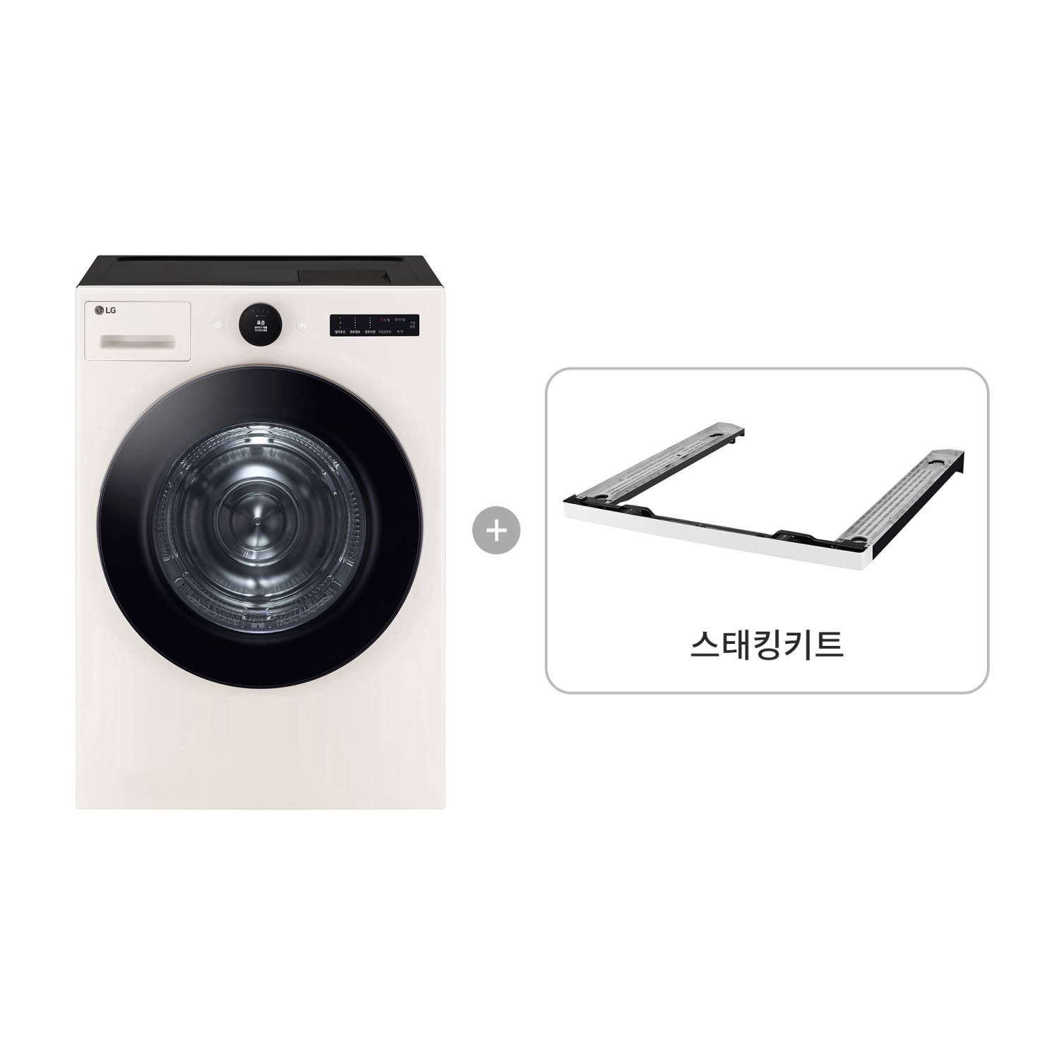 LG 트롬 오브제컬렉션 건조기 + 스태킹키트 21kg | RD21ES-KE | LG전자