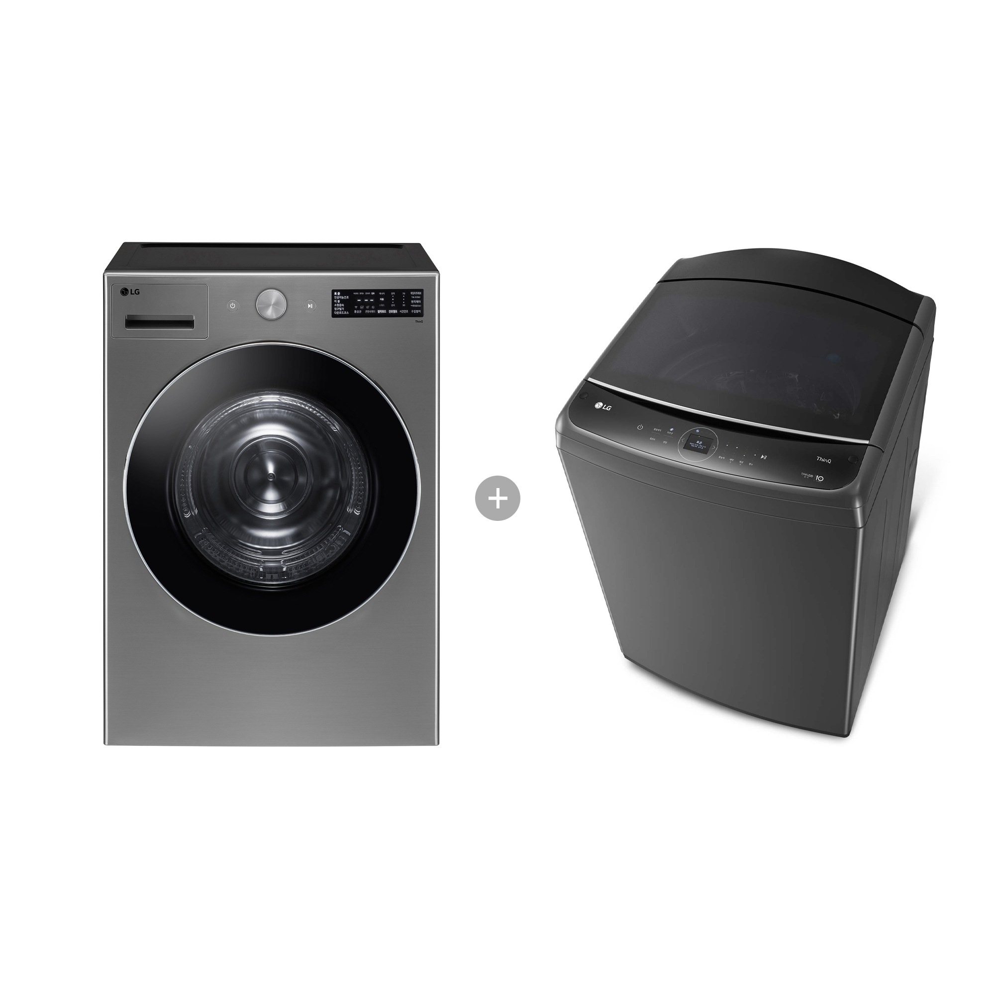 LG 트롬 오브제컬렉션 건조기 + LG 통돌이 세탁기 세트모델| RG19VNS-T21 |LG전자