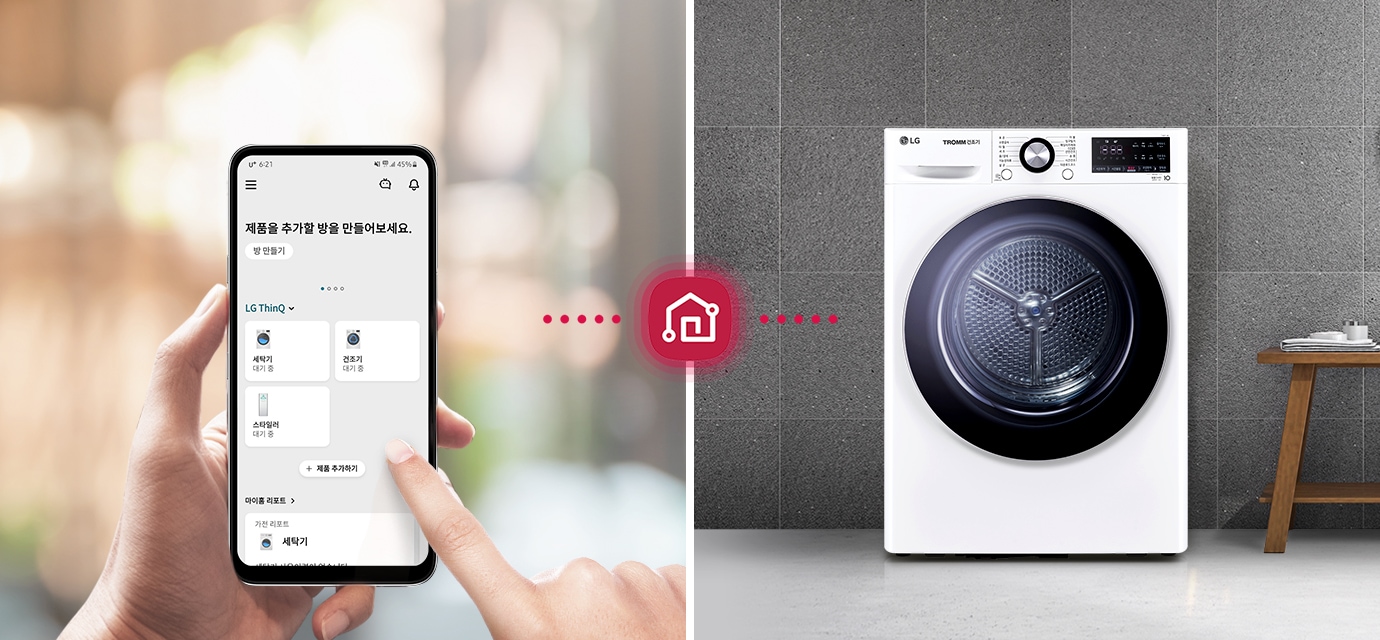LG 트롬 + 건조기 세트 | F12WVA-10WB | 세탁기 | LG전자