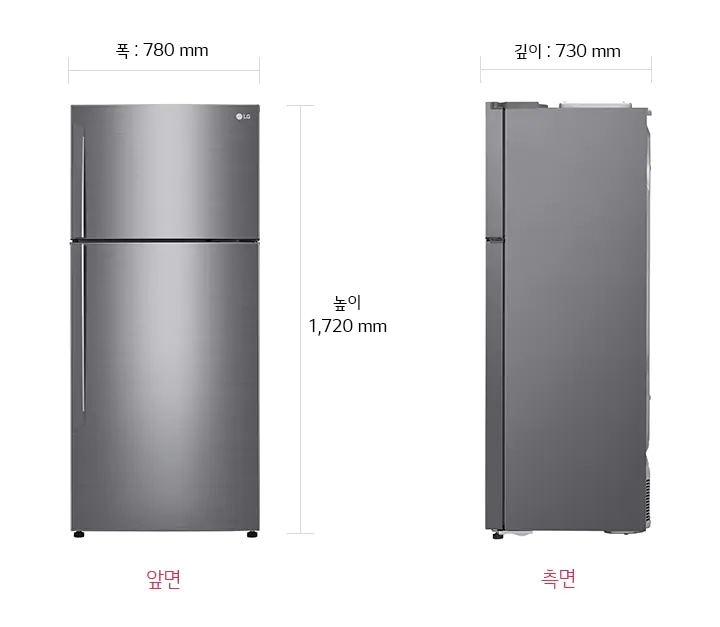 LG 일반냉장고 | B472S33 | LG전자
