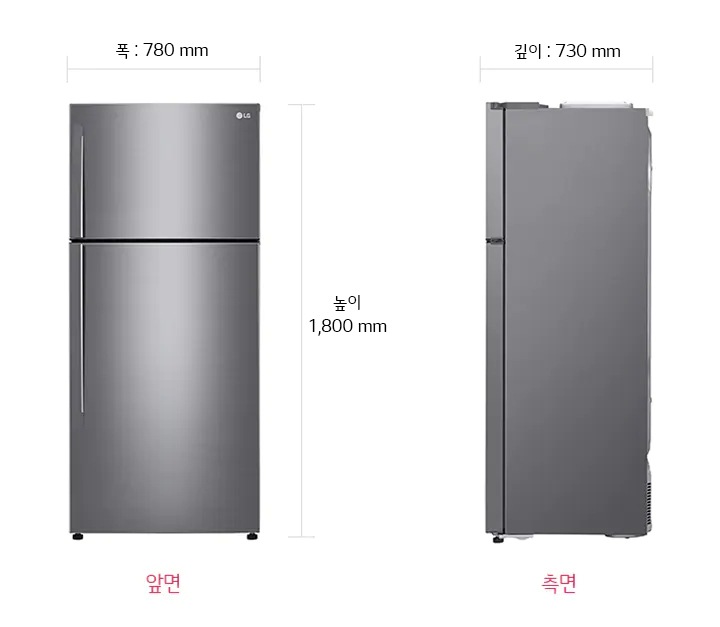 LG 일반냉장고 | B502S33 | LG전자