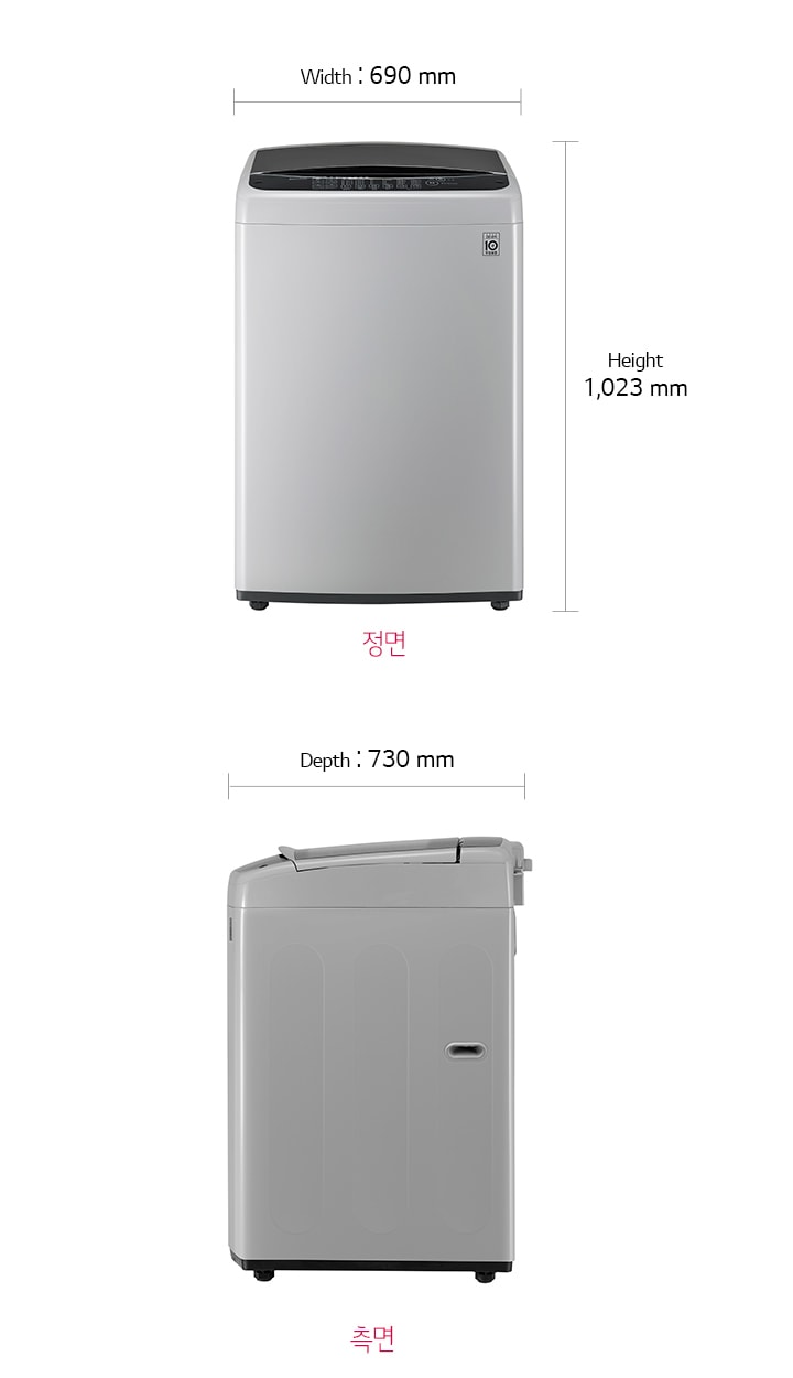 LG 통돌이 세탁기 | T18DT | LG전자