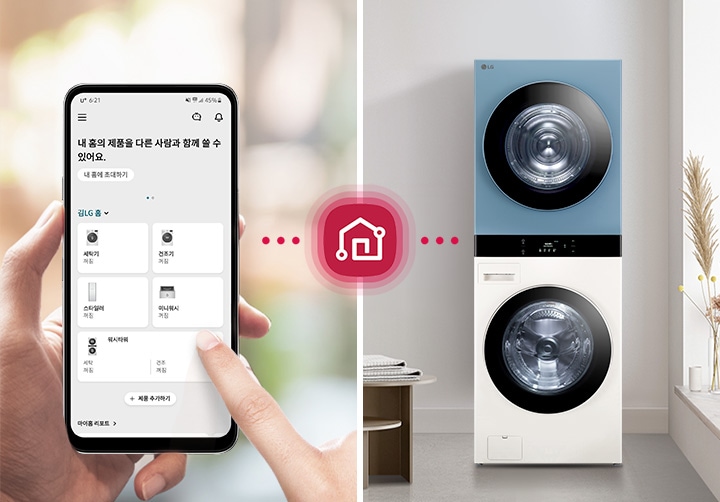 LG 트롬 오브제컬렉션 워시타워 | WL21EGZU | LG전자