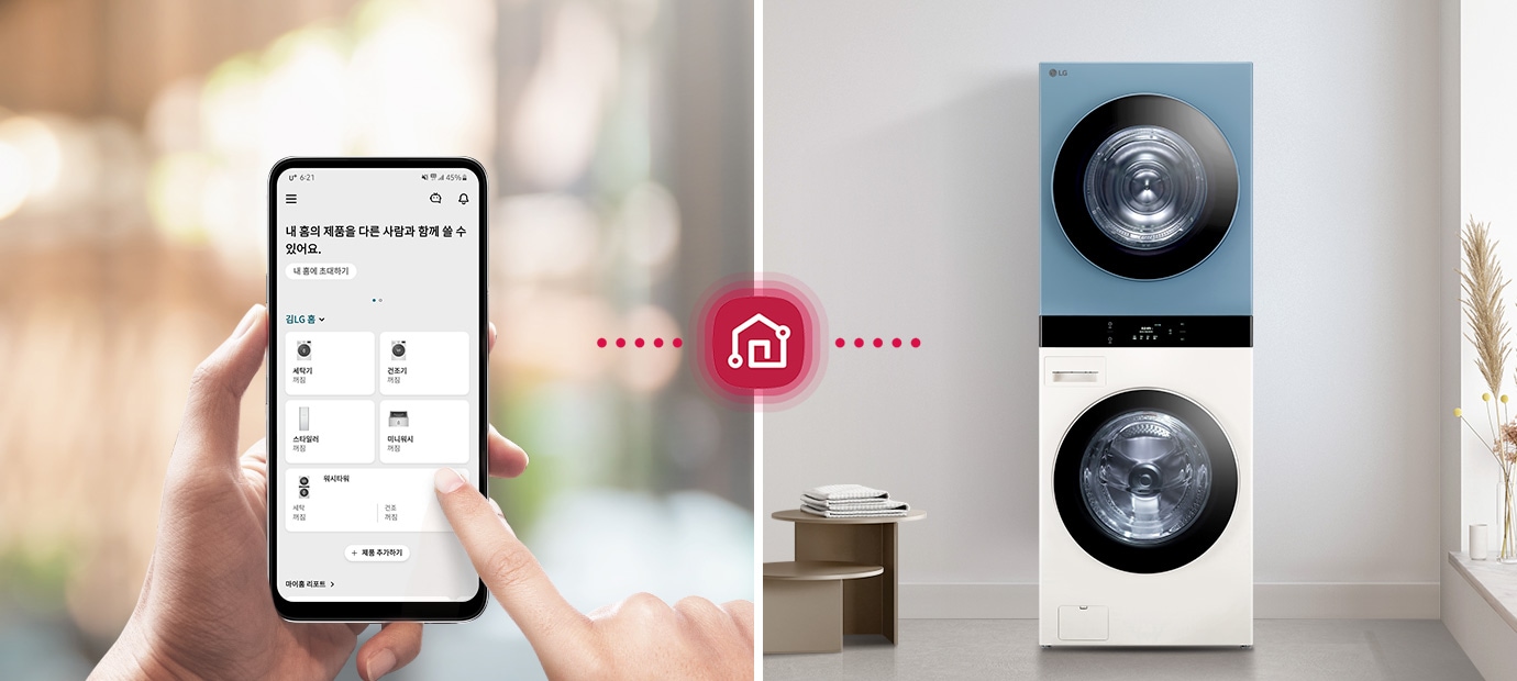 LG 트롬 오브제컬렉션 워시타워 | WL21EEZU | LG전자
