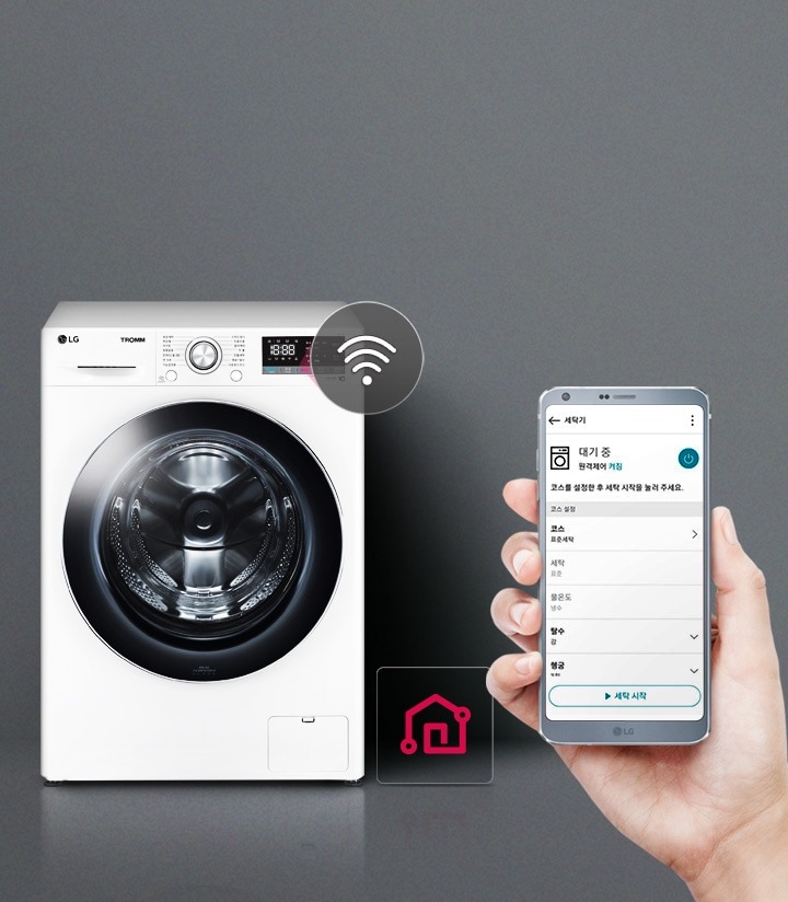 LG 트롬 + 건조기 세트 | F12WVA-10WB | 세탁기 | LG전자