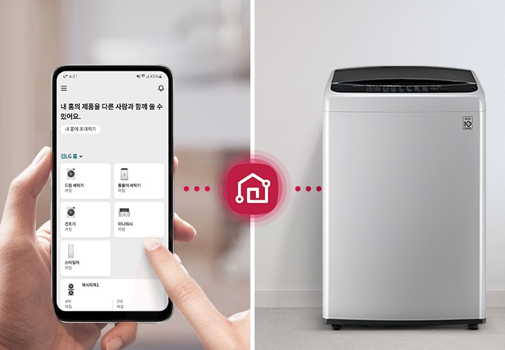 LG 통돌이 세탁기 | T18DT | LG전자