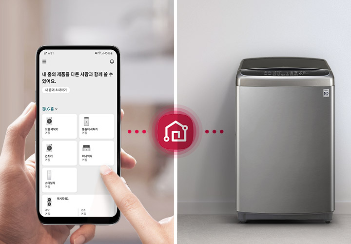 LG 통돌이 세탁기 | T20VVD | LG전자