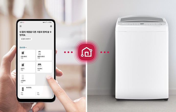 LG 통돌이 세탁기 | T18WX7 | LG전자