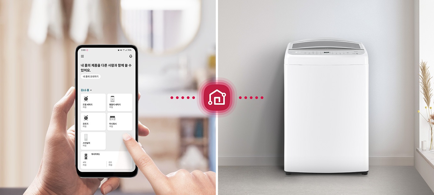 LG 통돌이 세탁기 | T18WX7 | LG전자