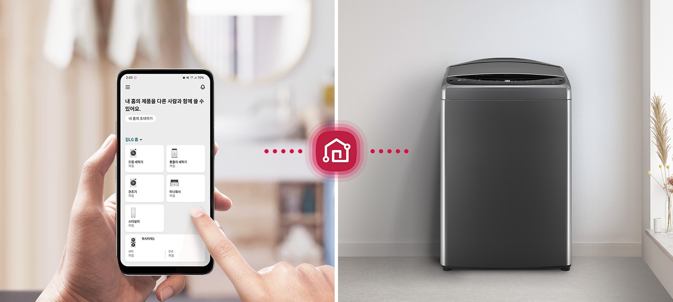 LG 통돌이 세탁기 | T18MX7A | LG전자